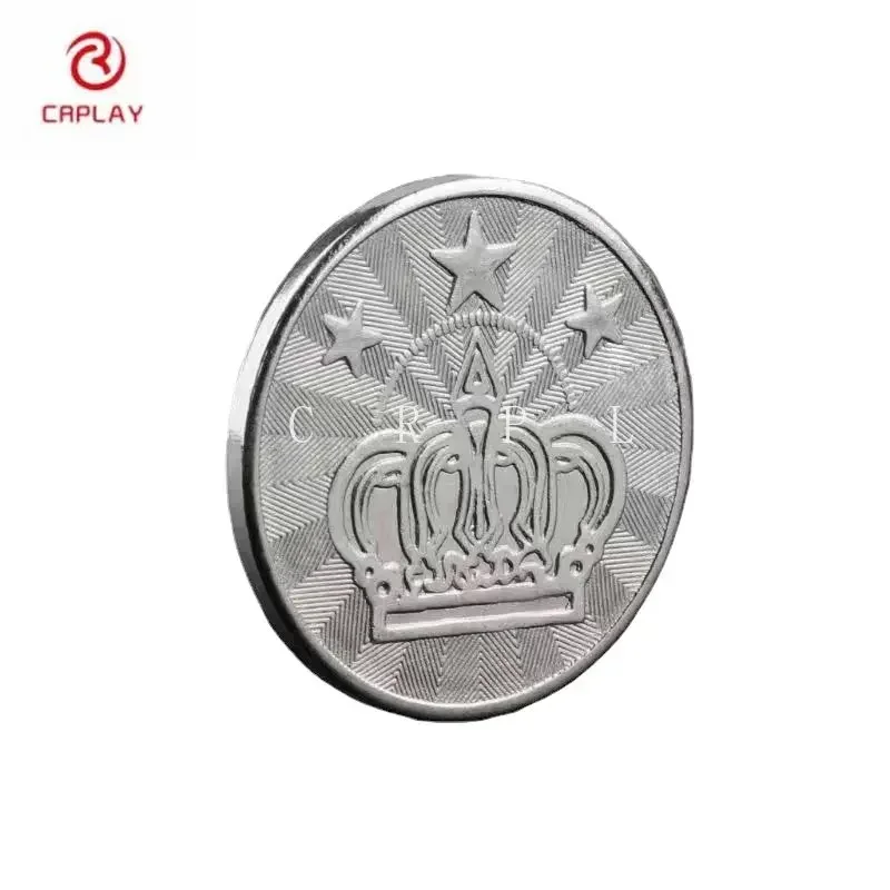 100-Customizable-Crown-Tokens-Per-Pack-25-2mm-Stainless-Steel-for ...