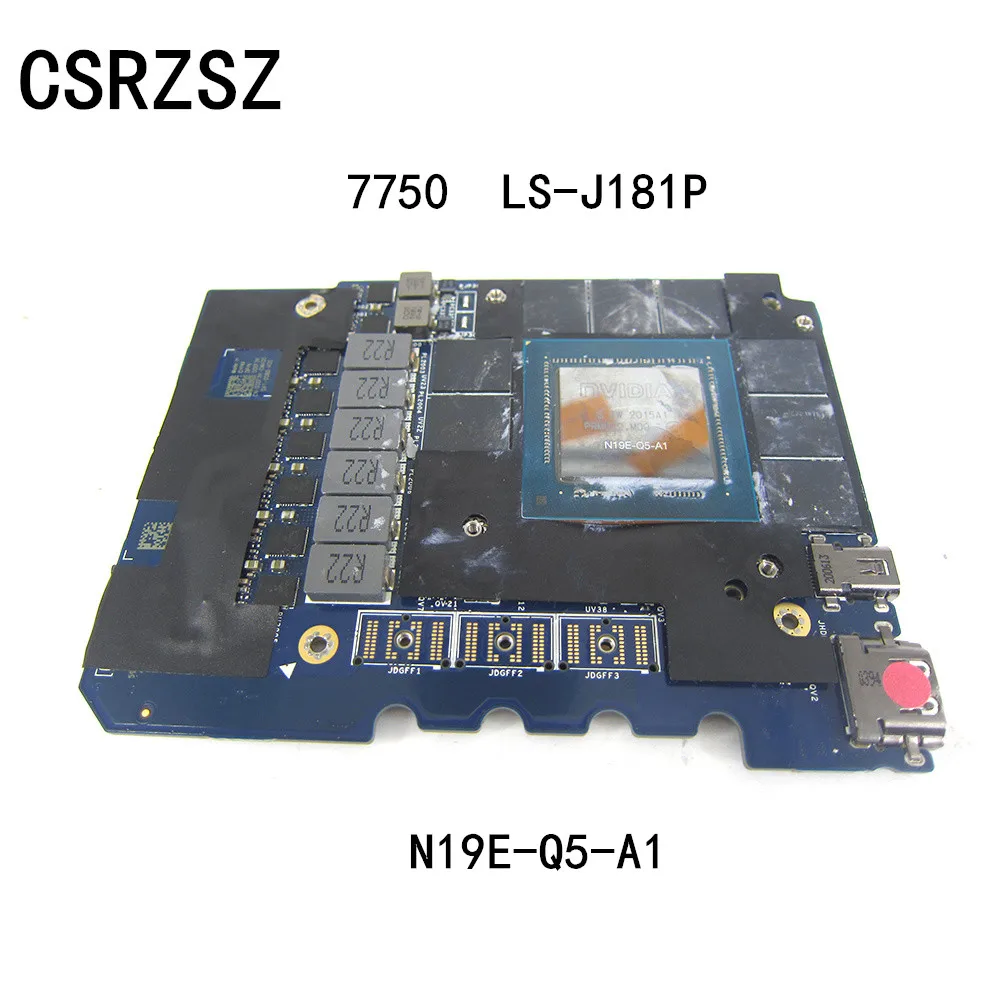 For-Dell-Precision-7750-Video-Graphic-Card-RTX-5000-N19E-Q5-A1-FDX70-LS ...