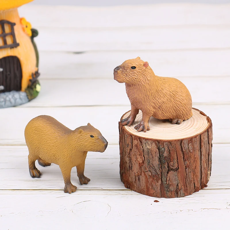 New-Simulation-MIni-Cute-Wild-Animals-Model-Capybara-Action-Figure ...