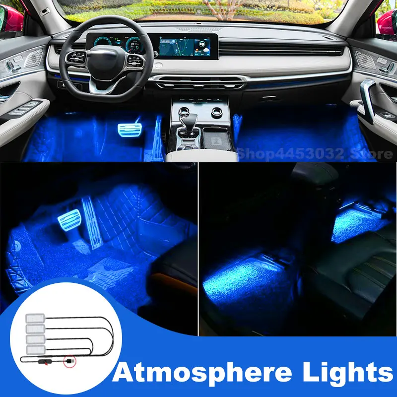 Car Assecories For Jetour X90 X70 PLUS X70S X70M X95 Led Lamp Usb Foot ...