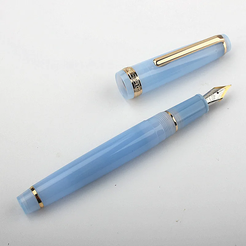 Jinhao 82 Acrylic Series Fountain Pen Gold Silver Clip Color Finished ...