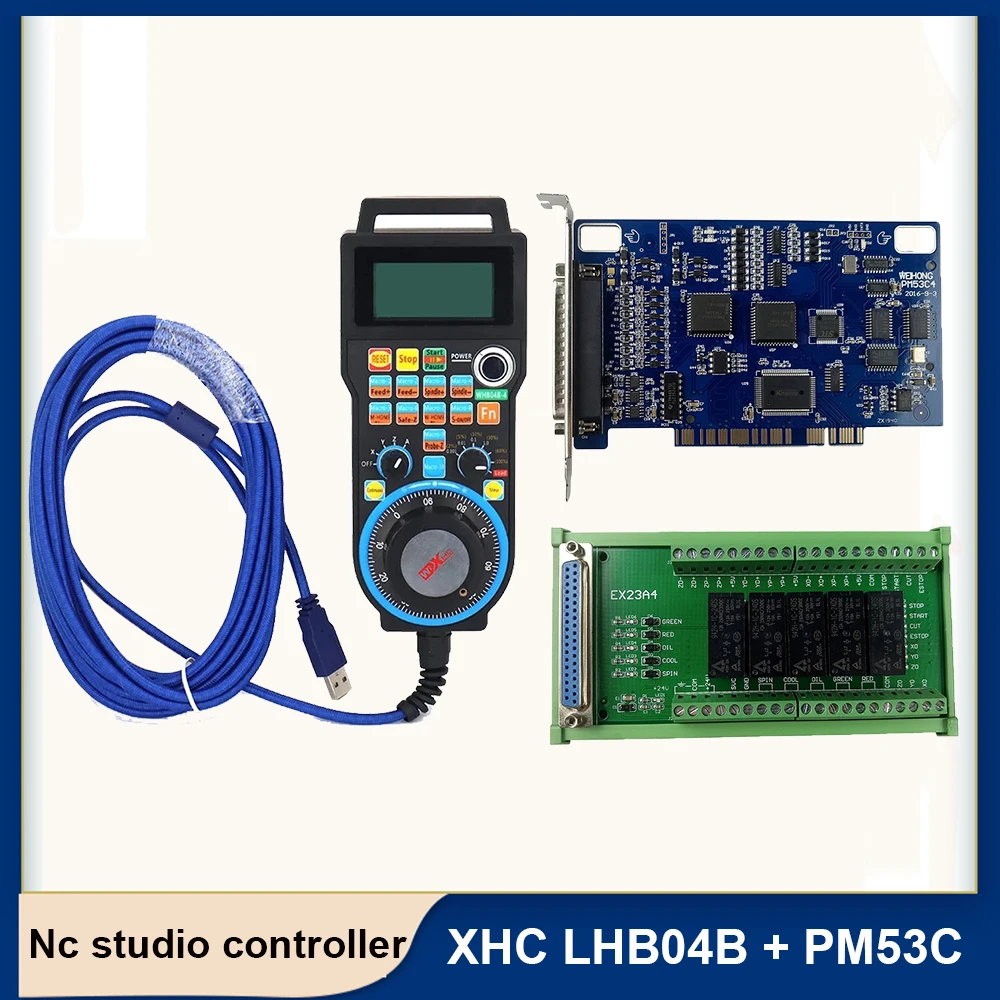 CNC Ncstudio 3 Axis controller PM53C Breakout board control card + XHC ...
