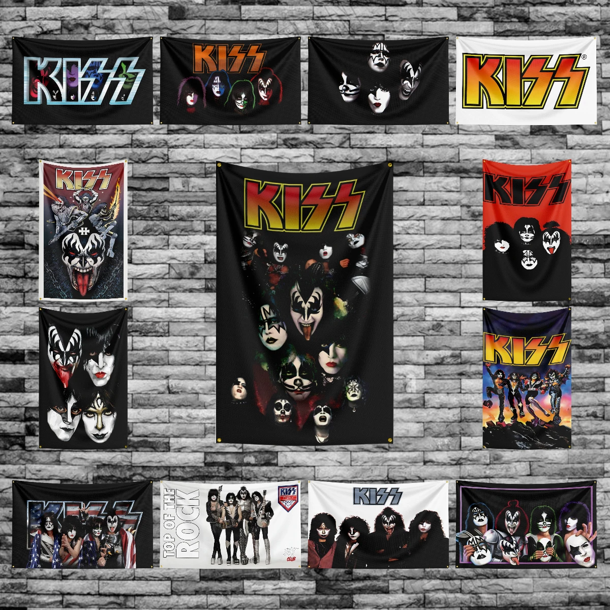 3x5-Ft-Rock-Heavy-Metal-Band-K-kiss-Flag-Polyester-Digital-Printing ...