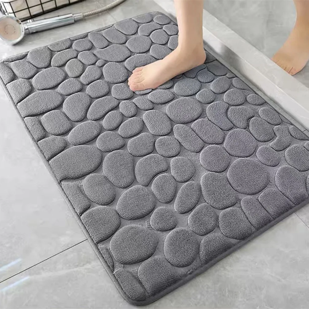 Cobble-Bathroom-Mat-Bathroom-Absorbent-Mat-Toilet-Quick-drying-Non-slip ...