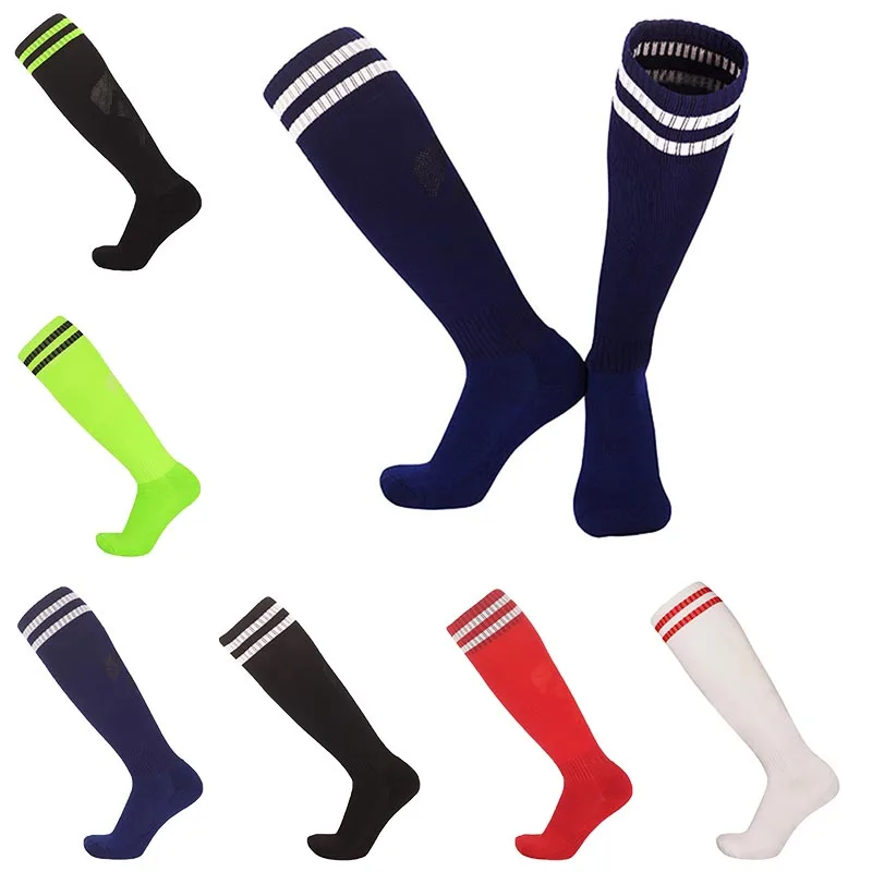 1-3-5-Pairs-Soccer-Socks-Long-Tube-Cotton-Bottom-Non-Slip-Men-s-Socks ...