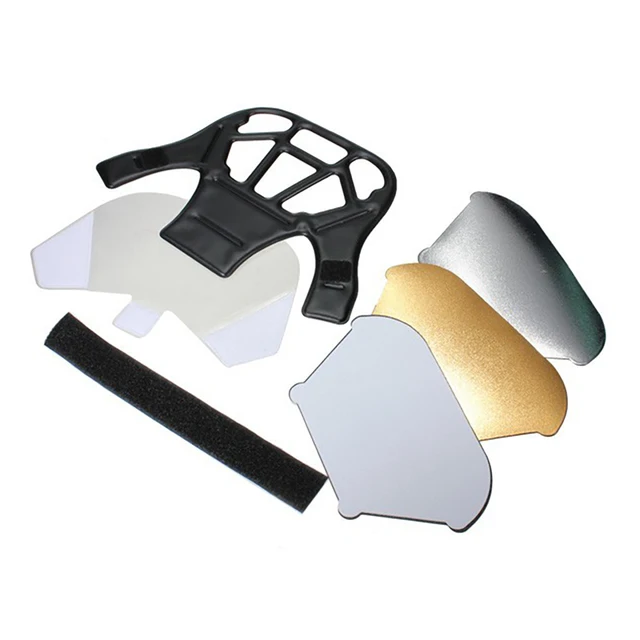 SLR Flash Diffuser Reflector Soft Box Honeycomb Grid+ Tri-Color ...