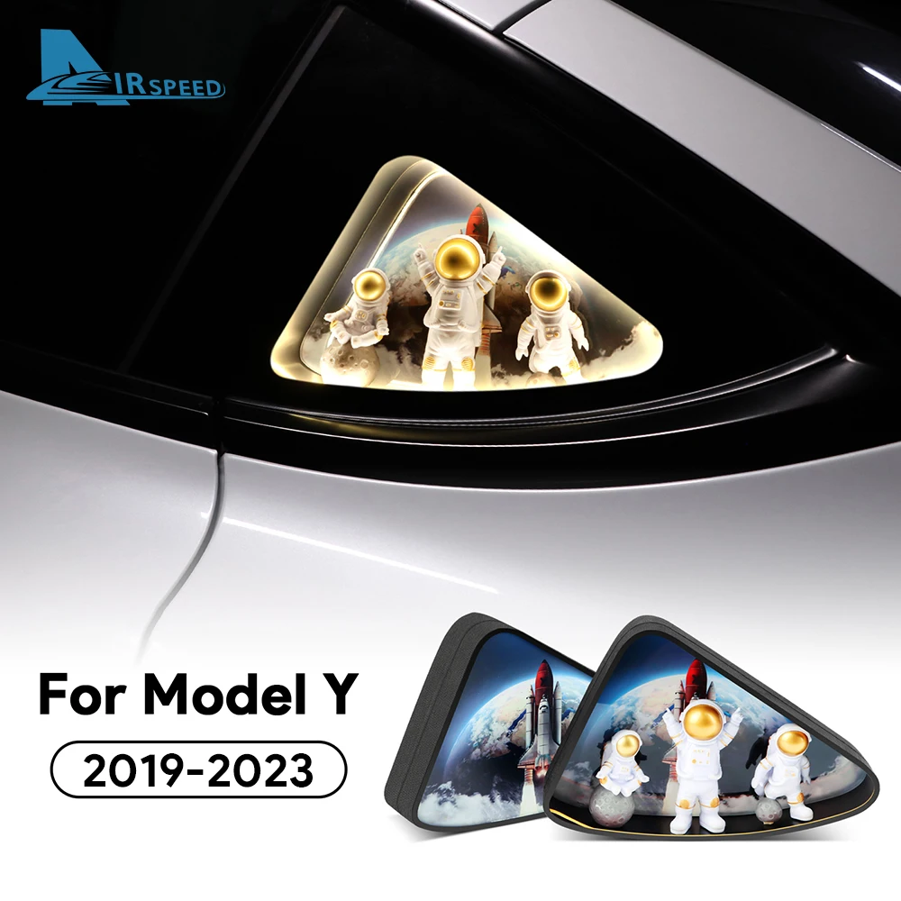 High-Quality-Car-Rear-Window-Triangle-Trim-Light-for-Tesla-Model-Y-2020 ...