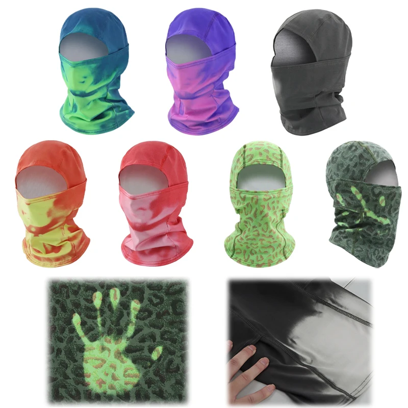 Heat Reactive Balaclava Unisex Temperature Sensitive Color Change Ski ...