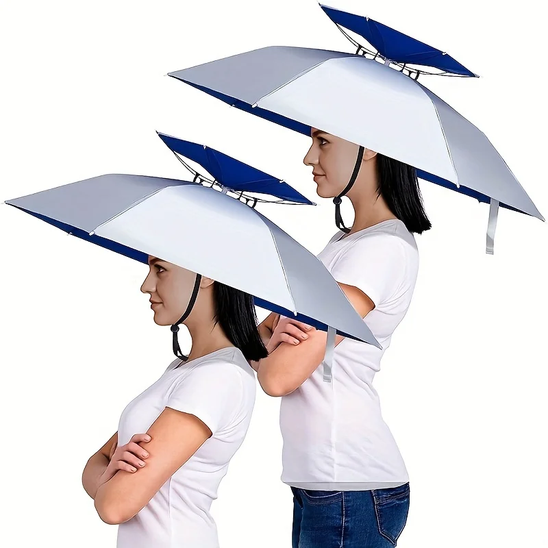 1pc-Double-Layers-Large-Umbrella-Hat-Adjustable-Head-Mounted-Umbrella ...