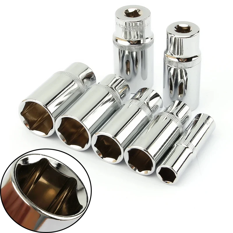 1Pcs-3-8-Drive-6-Point-Deep-socket-head-10mm-Hole-Hex-Extension-Sleeve ...