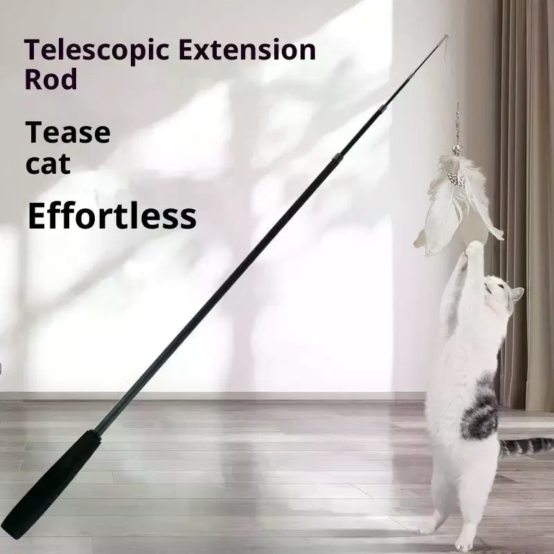 1/3/4Pcs Extended Four Section Telescopic Cat Stick 1.8m Extra Long ...
