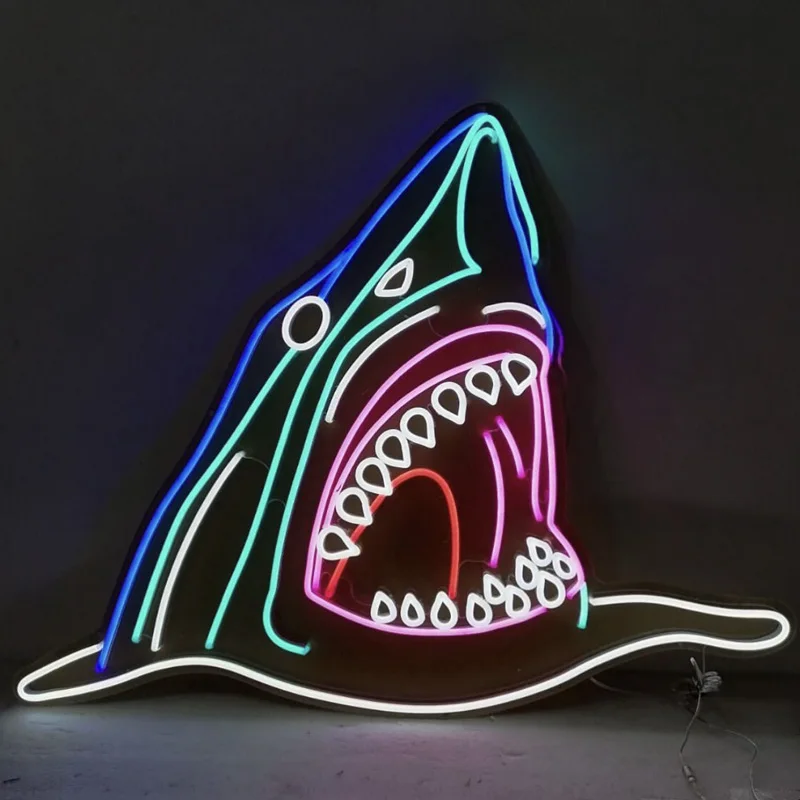 Shark-Custom-Neon-LED-Neon-Sign-Design-Party-Event-Decoration-Business ...
