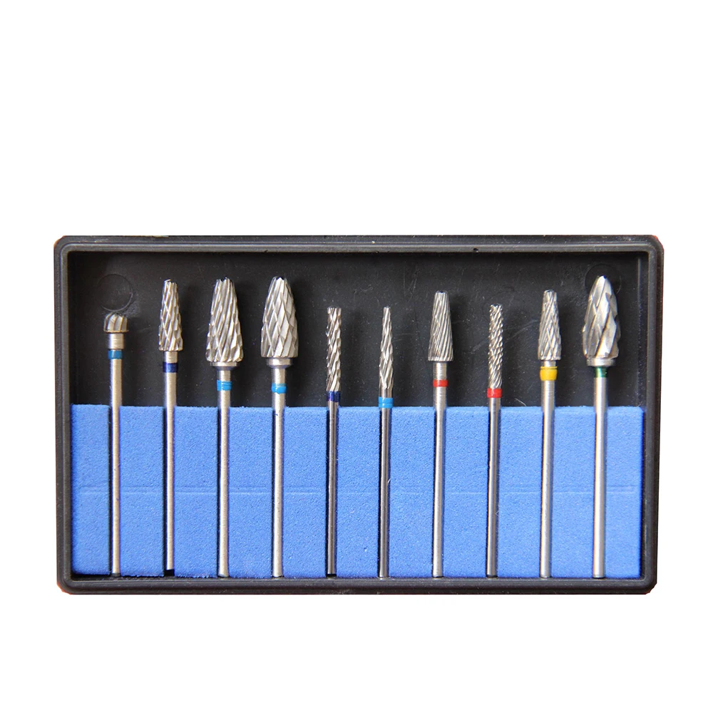 10-pcs-box-Dental-HP-Tungsten-Carbide-Cutter-KIT-Dental-Dentistry-Burs ...