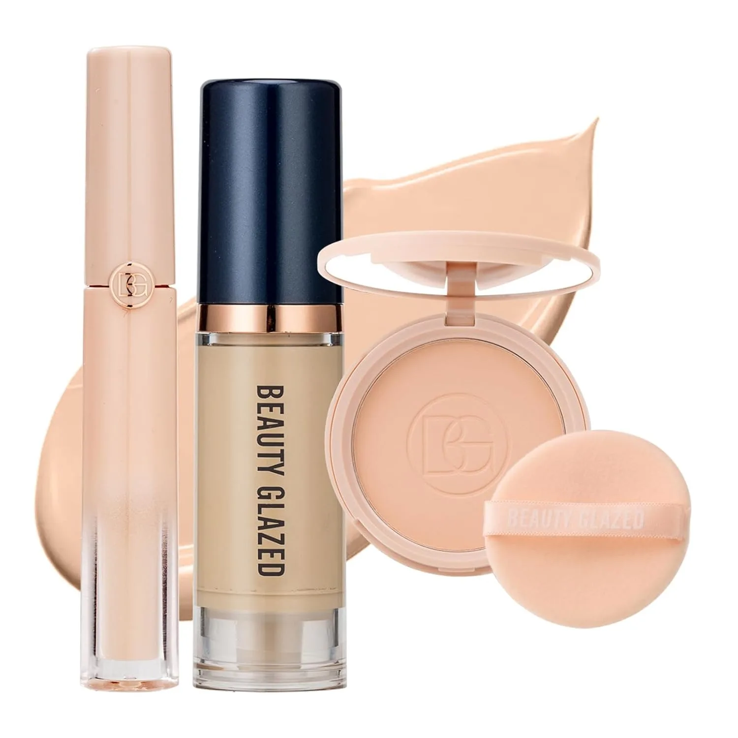 3Pcs-Set-Foundation-Concealer-Setting-Powder-Semi-Coverage-Face-Primer ...
