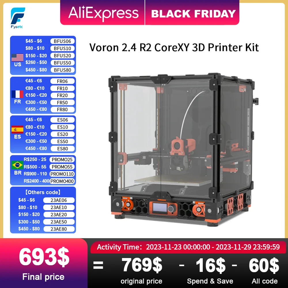 Voron-2-4-V2-4-R2-Full-Kit-DIY-CoreXY-350x350x350mm-3D-Printer-Full-Kit ...