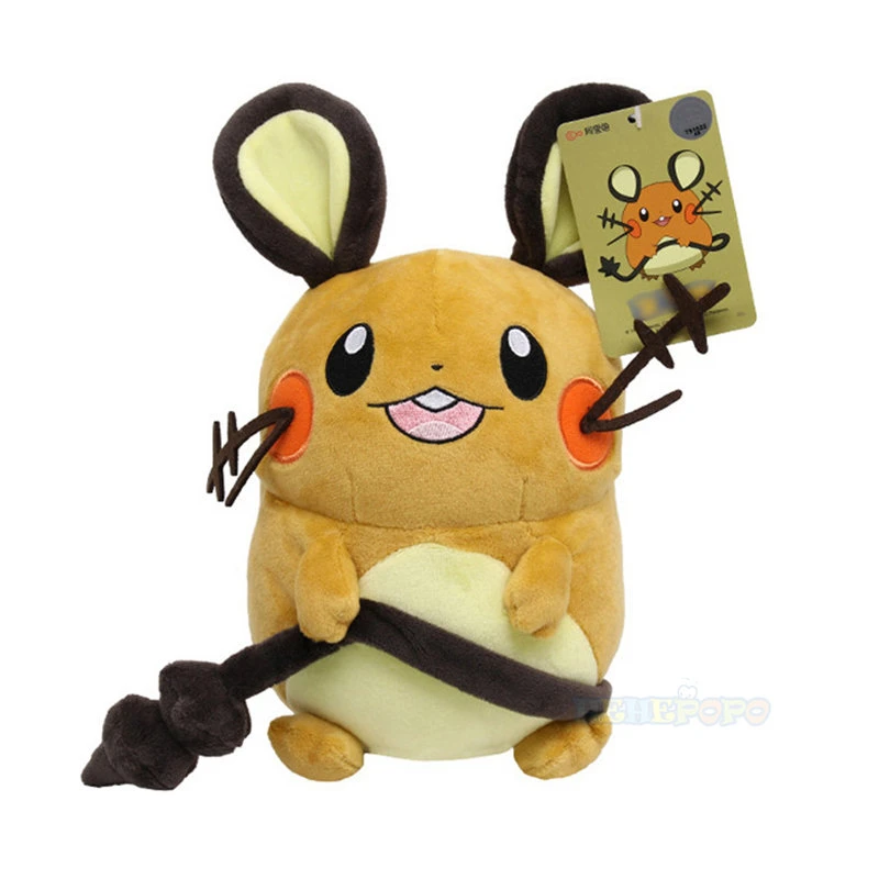 Genuíno pokemon dedenne pelúcia 20cm dedenne pelúcia boneca macia para ...