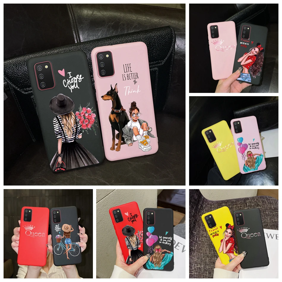 Stylish-Girls-Soft-Phone-Case-For-Samsung-Galaxy-A02S-M02S-Case ...