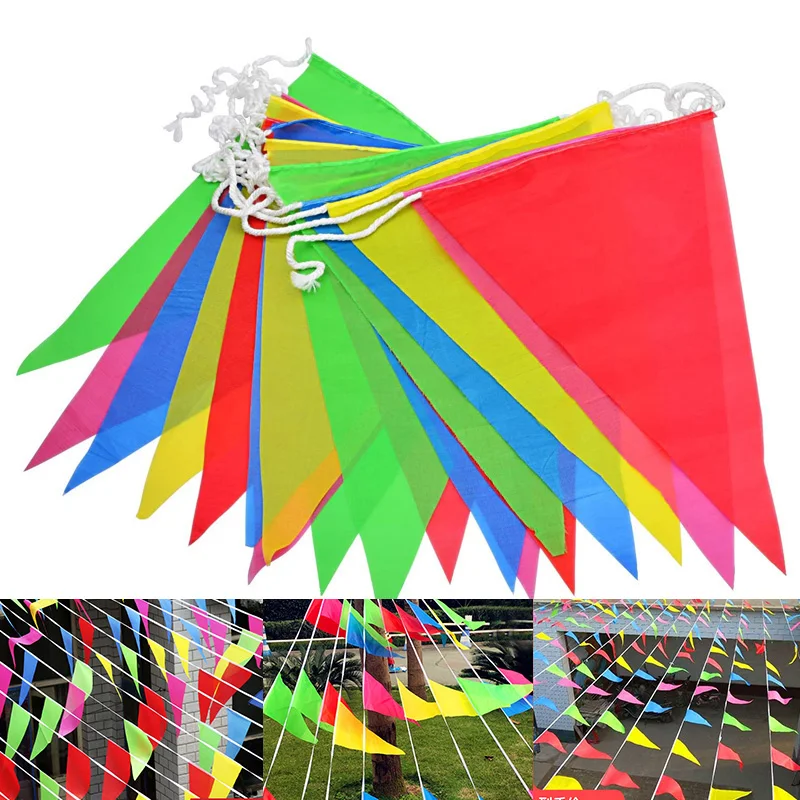 Fabric Pennant String Banner Buntings Decor | Decorative Bunting String ...