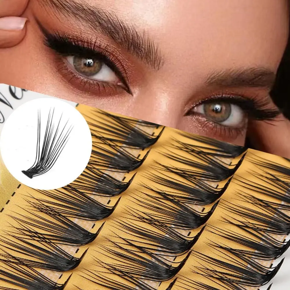 New-L-Curl-Mink-False-Eyelash-60-Clusters-Lashtray-for-Makeup-10D-20D ...