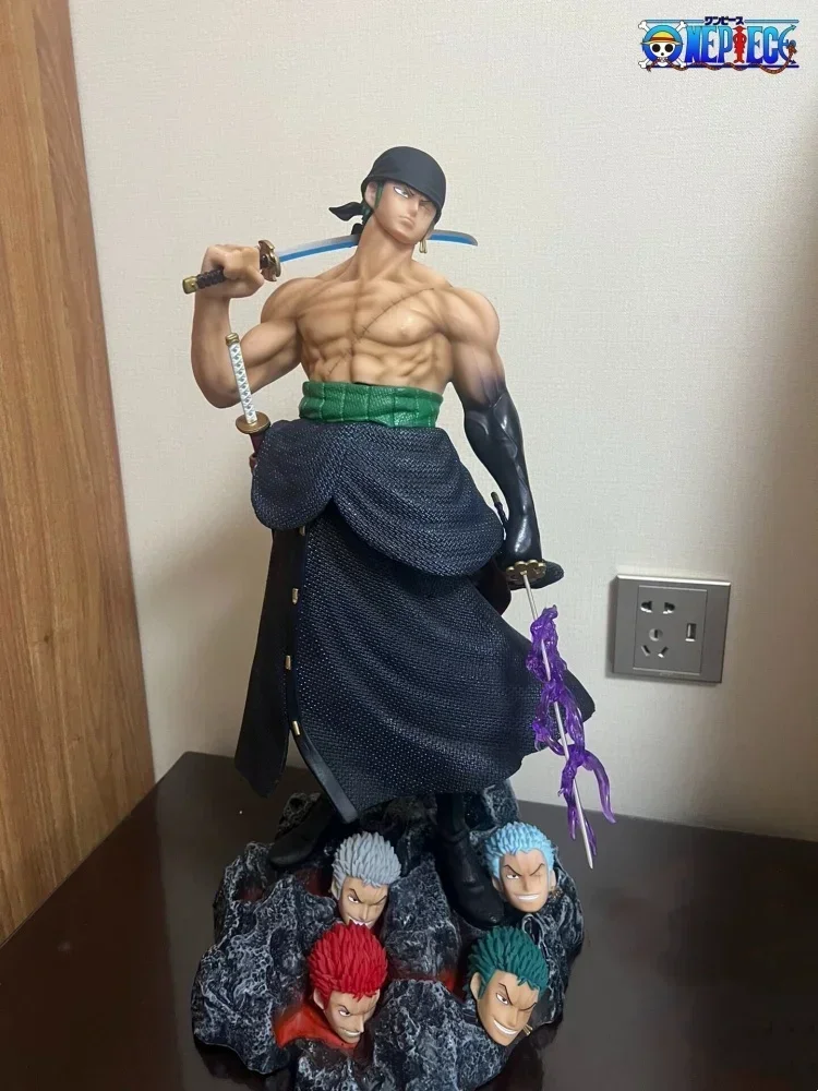 Anime-One-Piece-Stand-Posture-Roronoa-Zoro-Action-Figures-Pvc-Statue ...