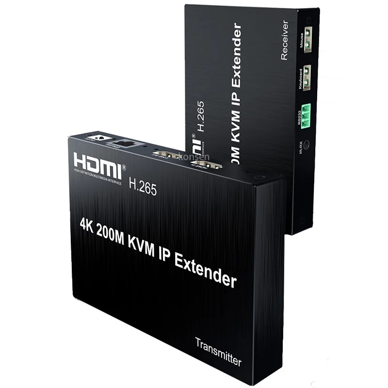 Prolongateur-KVM-IP-HDMI-4K-200M-sur-IP-LAN-Rj45-Catinspect-s-6-HDMI ...