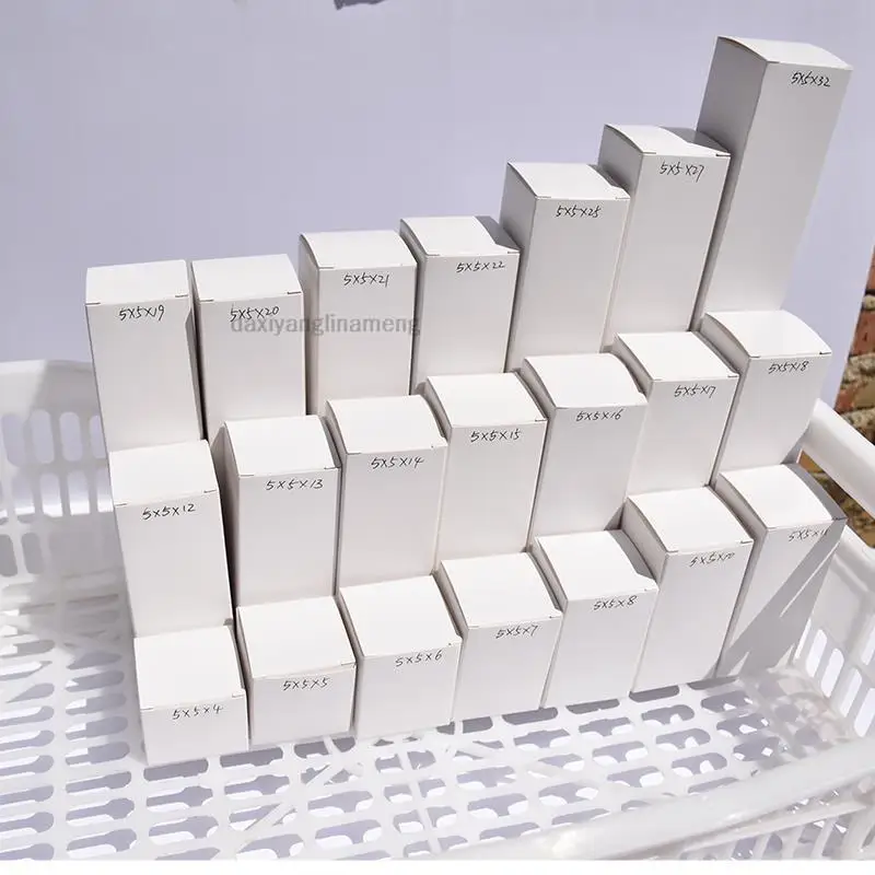 50pcs-lot-2x2-9x9-20-23-White-Brown-Black-3-Colors-Storage-Cardboard ...