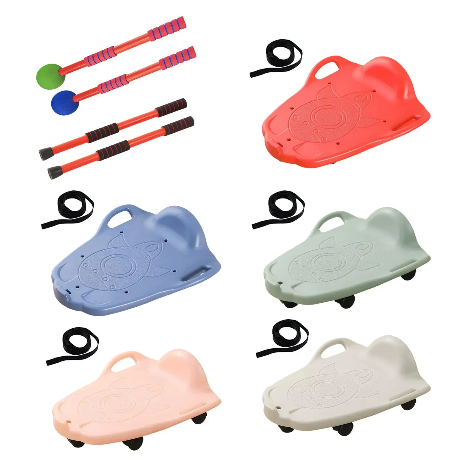 Floor-Scooter-Board-Preschool-Motor-Skills-Multipurpose-Sport-Flat ...