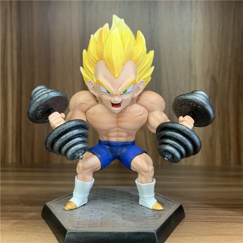 Anime-Dragon-Ball-Z-Figure-Super-Vegeta-Muscle-Exercise-PVC-Figure-DBZ ...