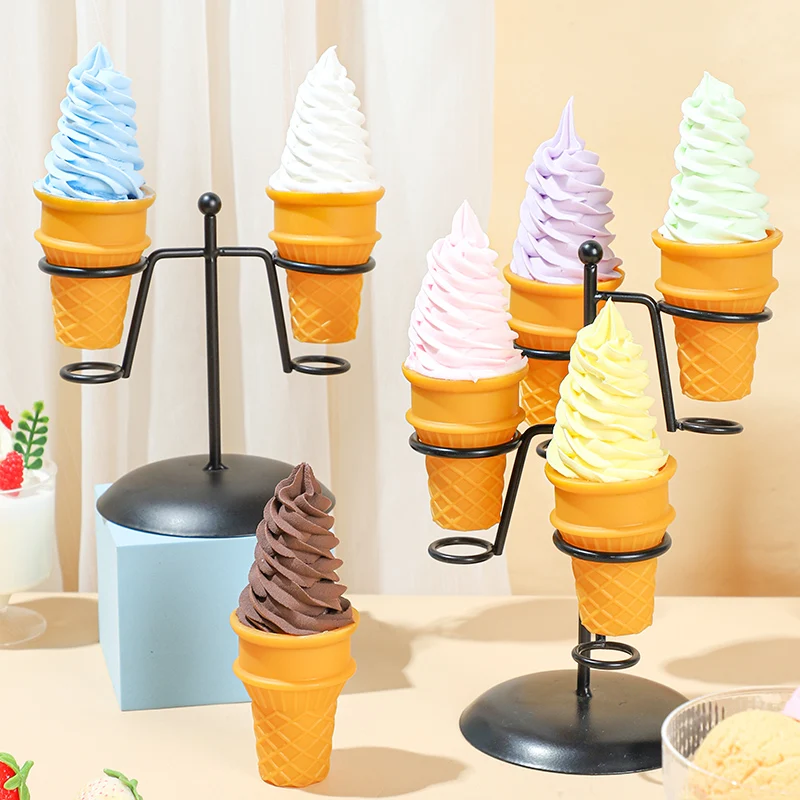 Simulation-Cri-Cone-Ice-Cream-Model-Fake-Dessert-Decoration-Dessert ...