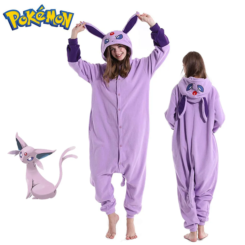 Espeon-Pokemon-Onesie-Halloween-Cosplay-Costume-Pajamas-Christmas-Women ...