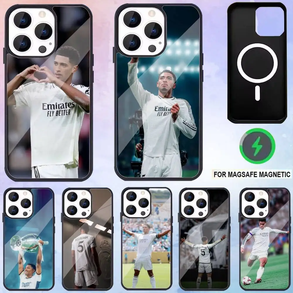 COOL Football J-Jude Real M-Madrid Funda de teléfono para iPhone16,15 ...