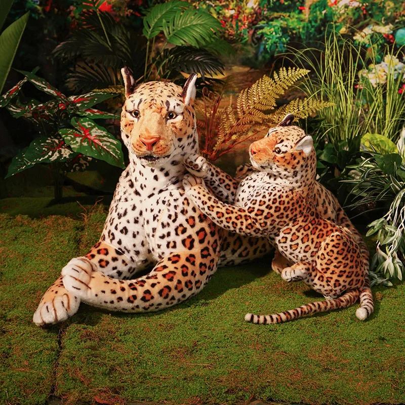 New-170cm-Lifelike-Leopard-Plush-Toys-Soft-Stuffed-Animals-Giant-Dolls ...