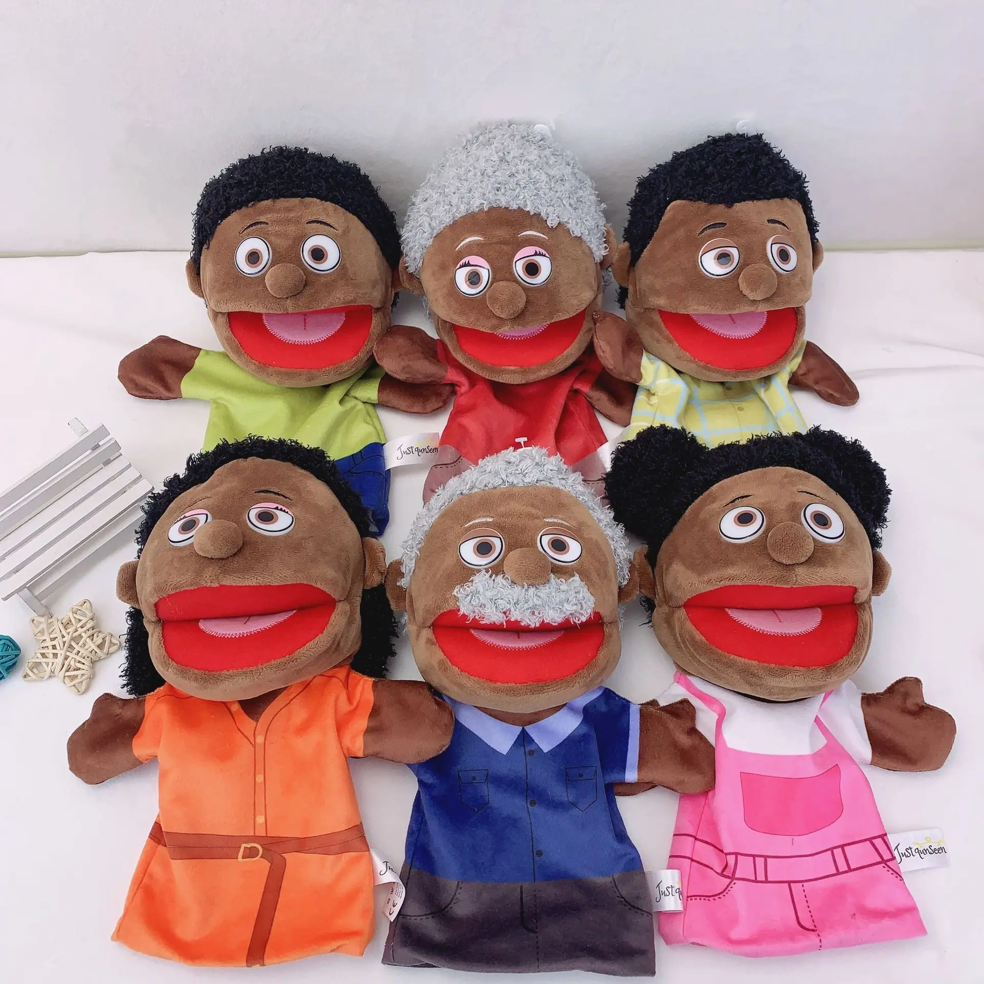 Crian-as-Hand-Puppet-Toy-Bonecas-Kawaii-Interpreta-o-de-Pap-is-Fam-lia ...