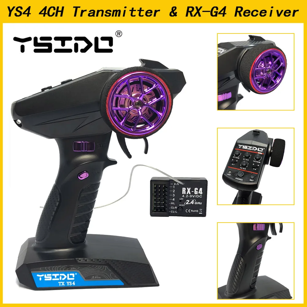 YSIDO-YS4-2-4GHz-4CH-Radio-System-Transmitter-Controller-Remote-Control ...