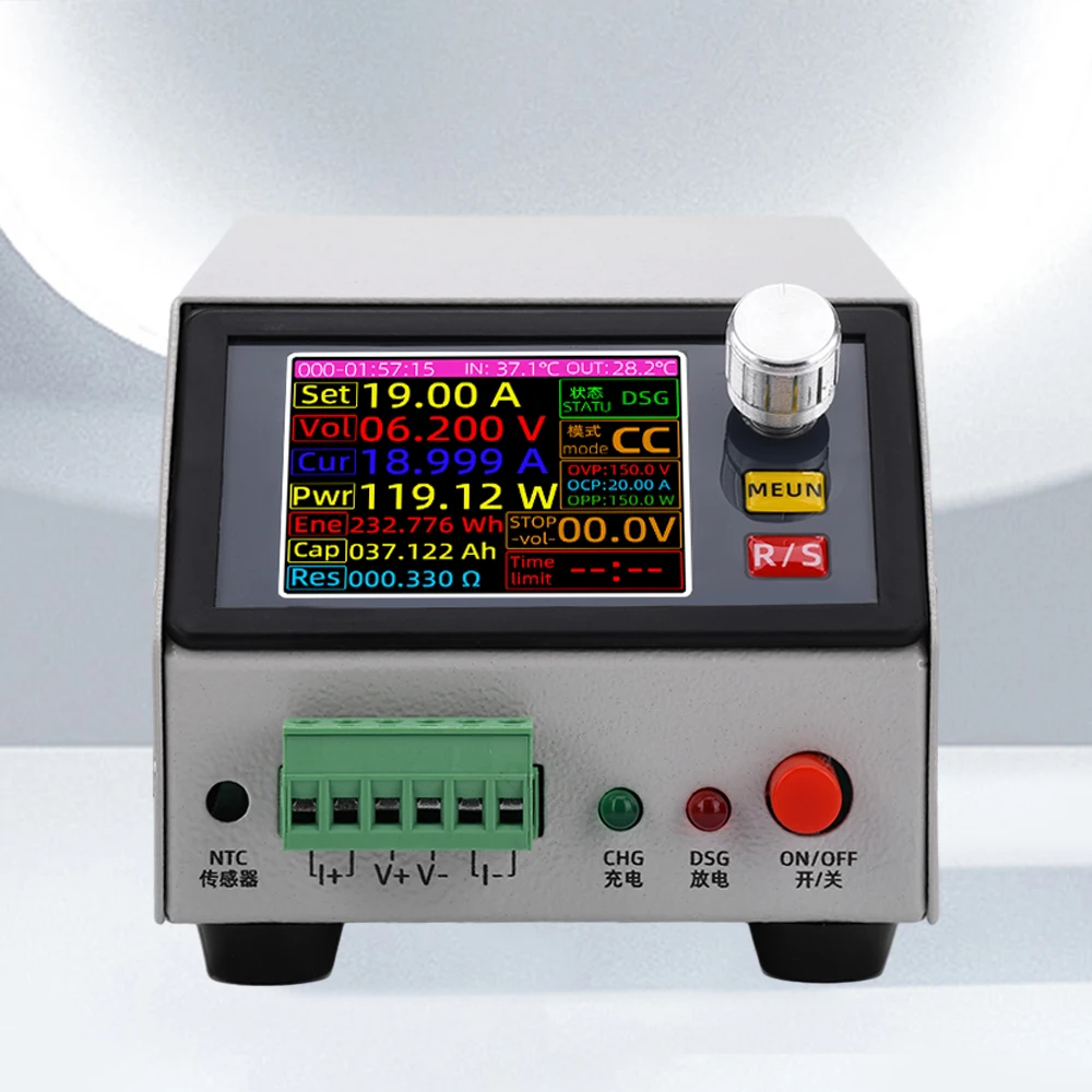 DC-12V-2-4-Inch-Color-Screen-DC-CNC-Electronic-Load-Tester-Lithium ...