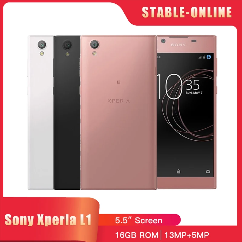 Sony-tel-fono-m-vil-Xperia-L1-G3311-G3312-4G-Original-2GB-16GB-pantalla ...