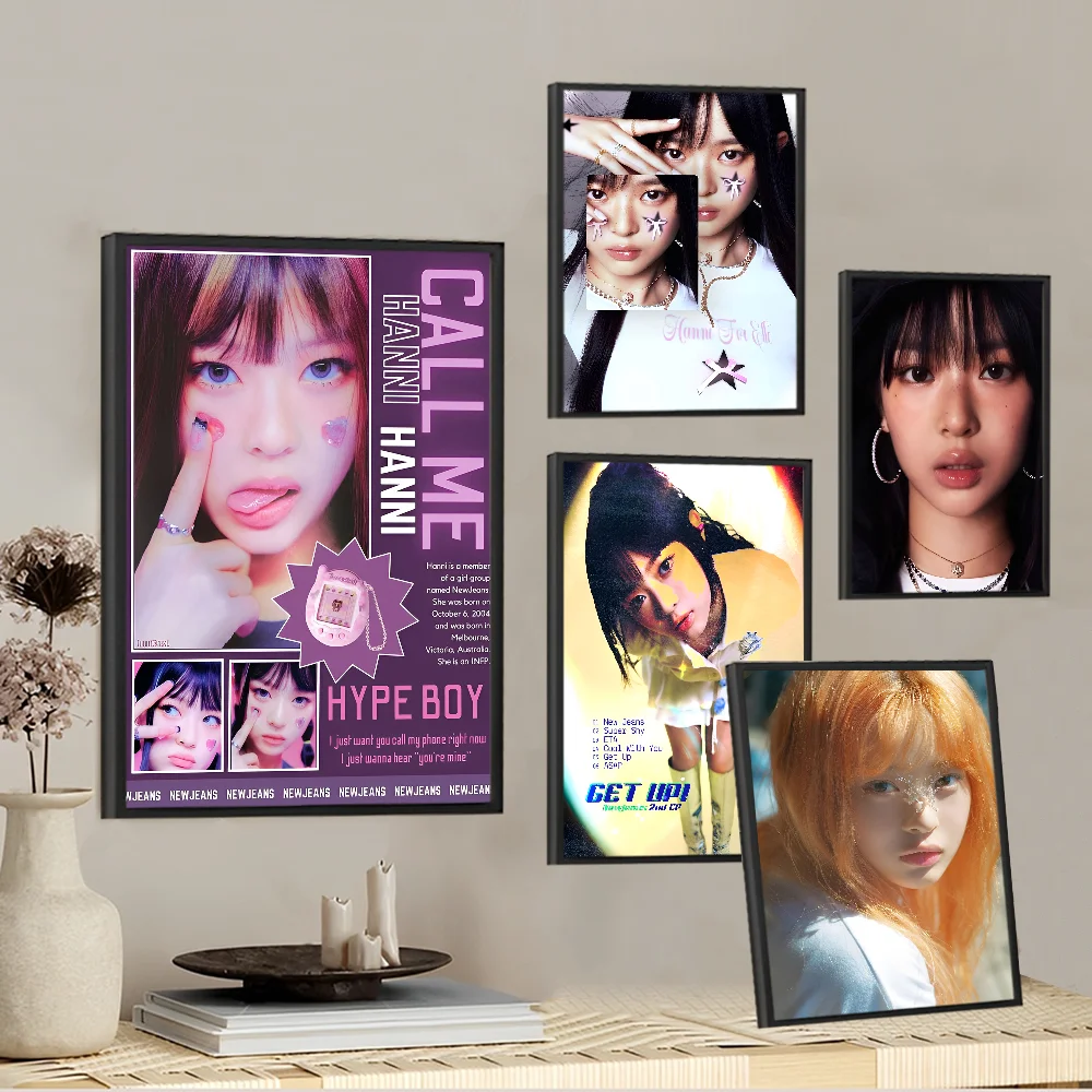 H-HANNI-N-NEWJEANS-Movie-Sticky-Posters-Vintage-Room-Home-Bar-Cafe ...