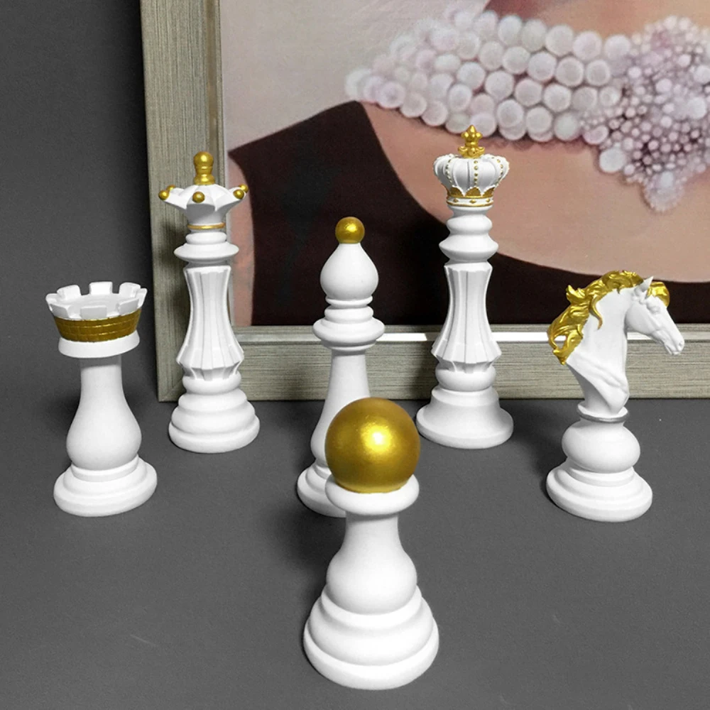 New-Resin-Chess-Pieces-Board-Games-Accessories-International-Chess ...