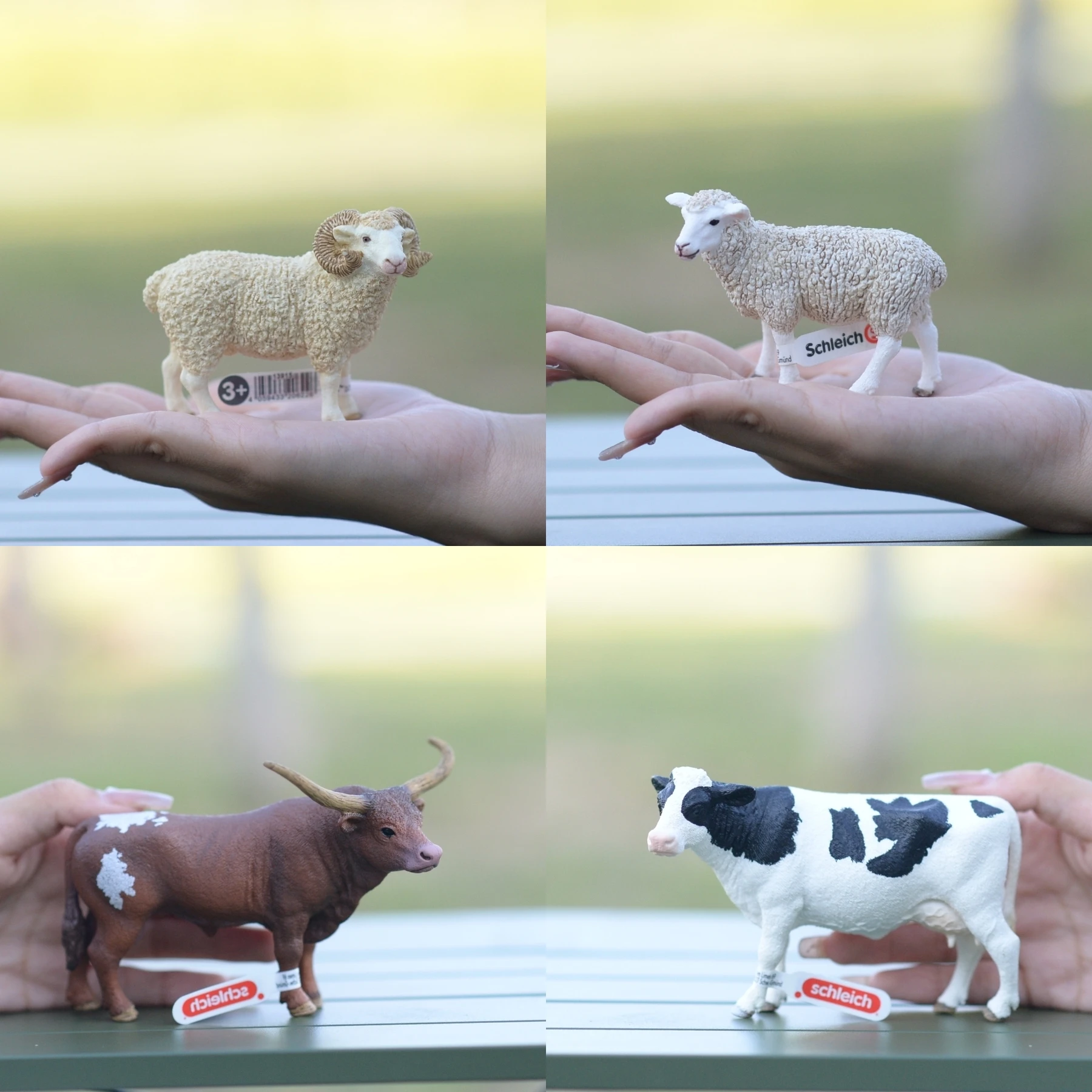 Original-Schleich-Cows-RAMS-Sheep-Lambs-Donkeys-Alpacas-and-Pigs-Farm ...