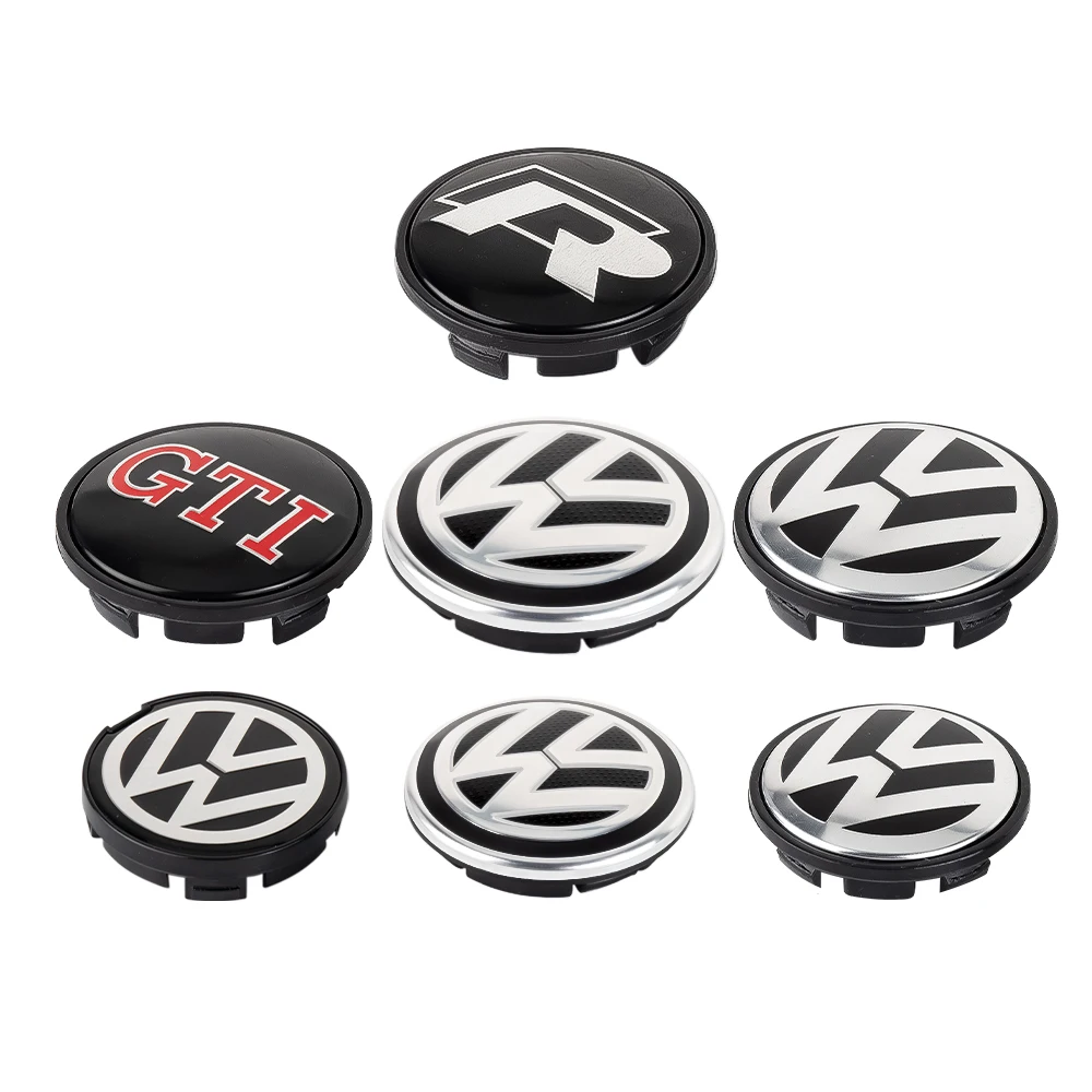 4PCS-56-65-66mm-Car-Badge-Wheel-Center-Covers-Hub-Cap-For-Volkswagen-VW ...