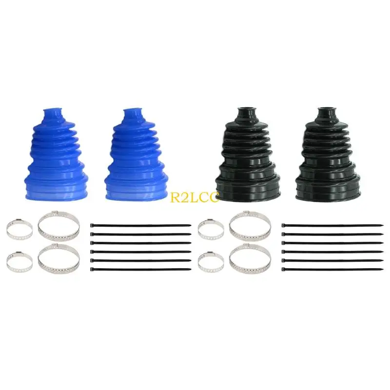 R2LC Silicone CV Joint Dust Boot Cover Universal Automobile Front Axles ...