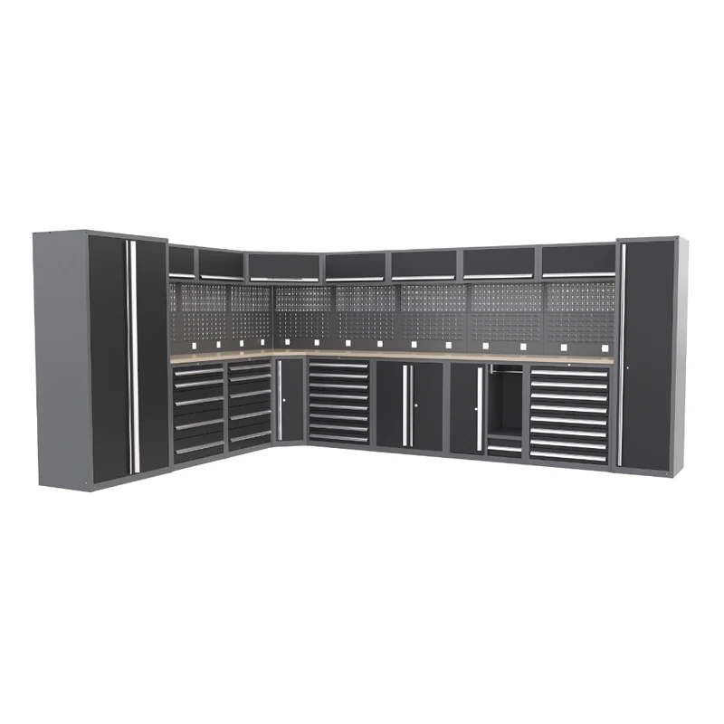Corner Wall Modular Tool Cabinet System for Mechanic Garages Rolling ...
