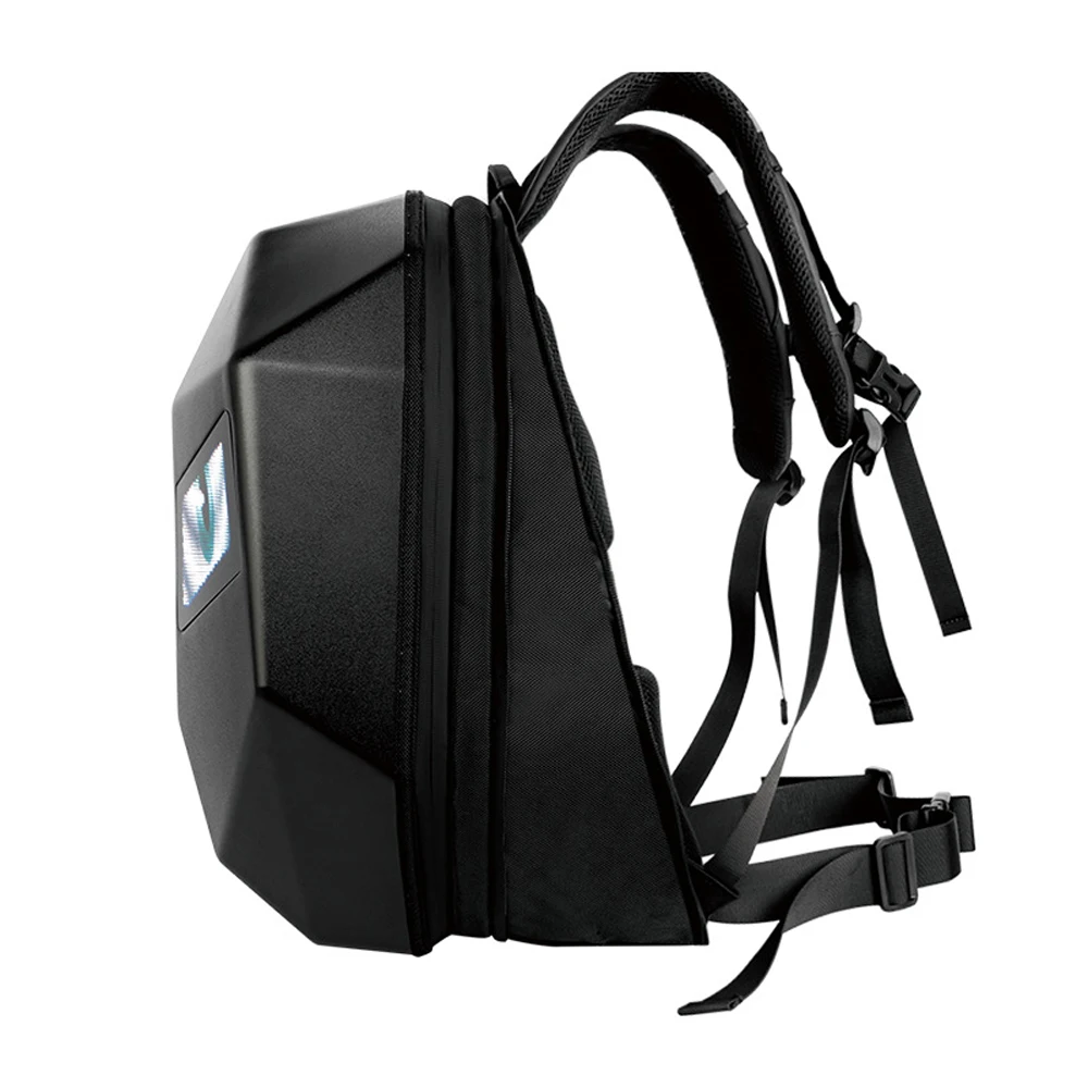 Crelander LED Backpack Motorcycle Riding Backpack Travel Daypack Iron ...