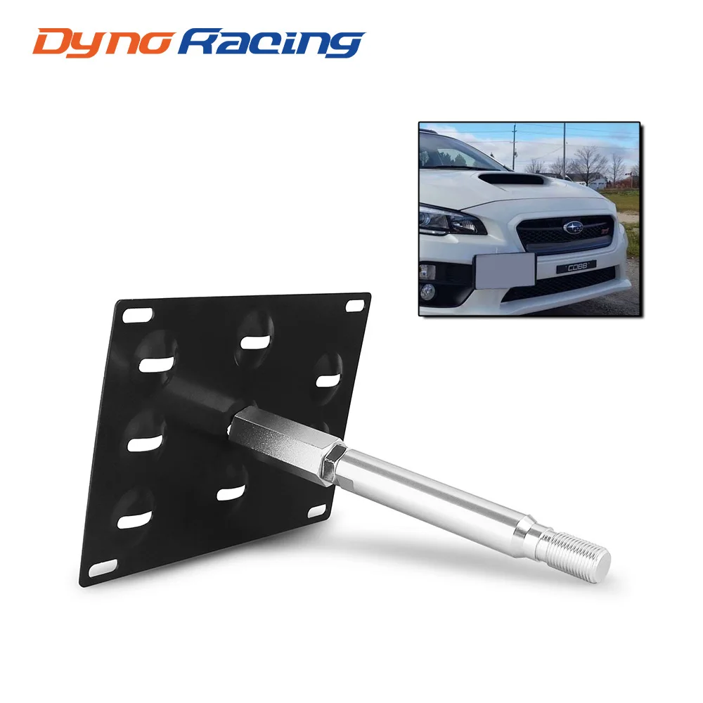 Front Bumper Tow Hook License Plate Mount Bracket Holder for 13-on ...