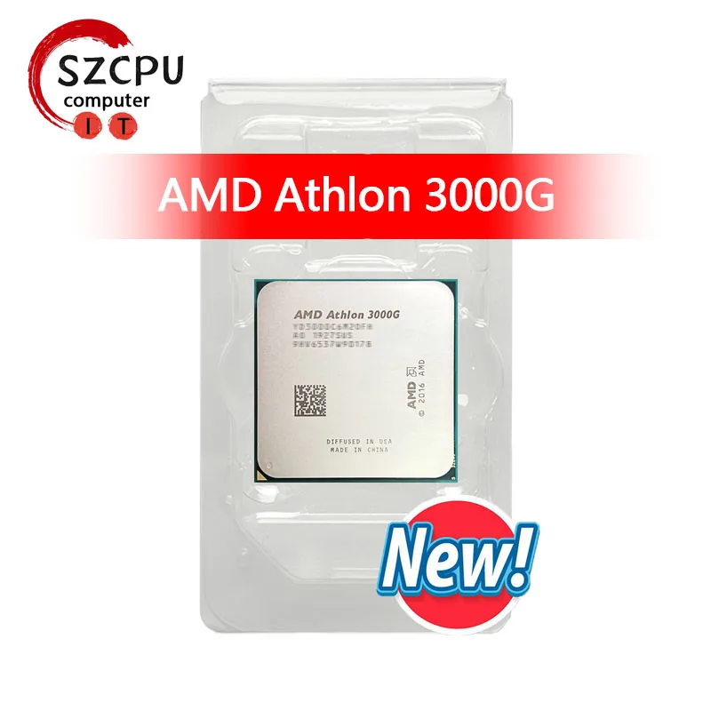 AMD Athlon 3000G New X2-3000G 3.5 GHz Dual-Core Quad-Thread CPU ...