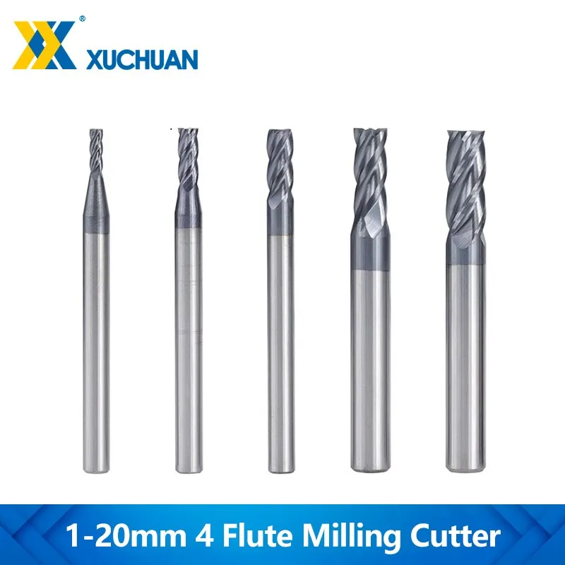 2 Flutes Milling Cutter Hrc50 | Milling Cutters Cnc Hrc | 2 Flutes ...