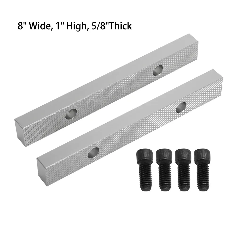 2Pcs-Aluminium-Vise-Jaws-Vice-Jaws-Pads-Covers-with-Four-Screws ...