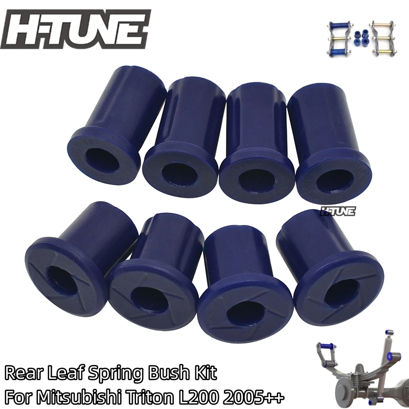 Rear Leaf Spring Shackle Upper and Lower Polyurethane Bush Kit For ...