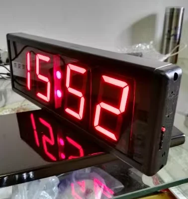 Competition Timer with Countdown Stopwatch Counter, 6-Digit LED Display ...