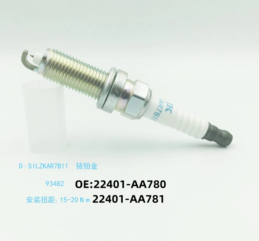 4Pcs 22401-AA780 SILZKAR7B11 93482 Iridium Platinum Spark Plug For ...